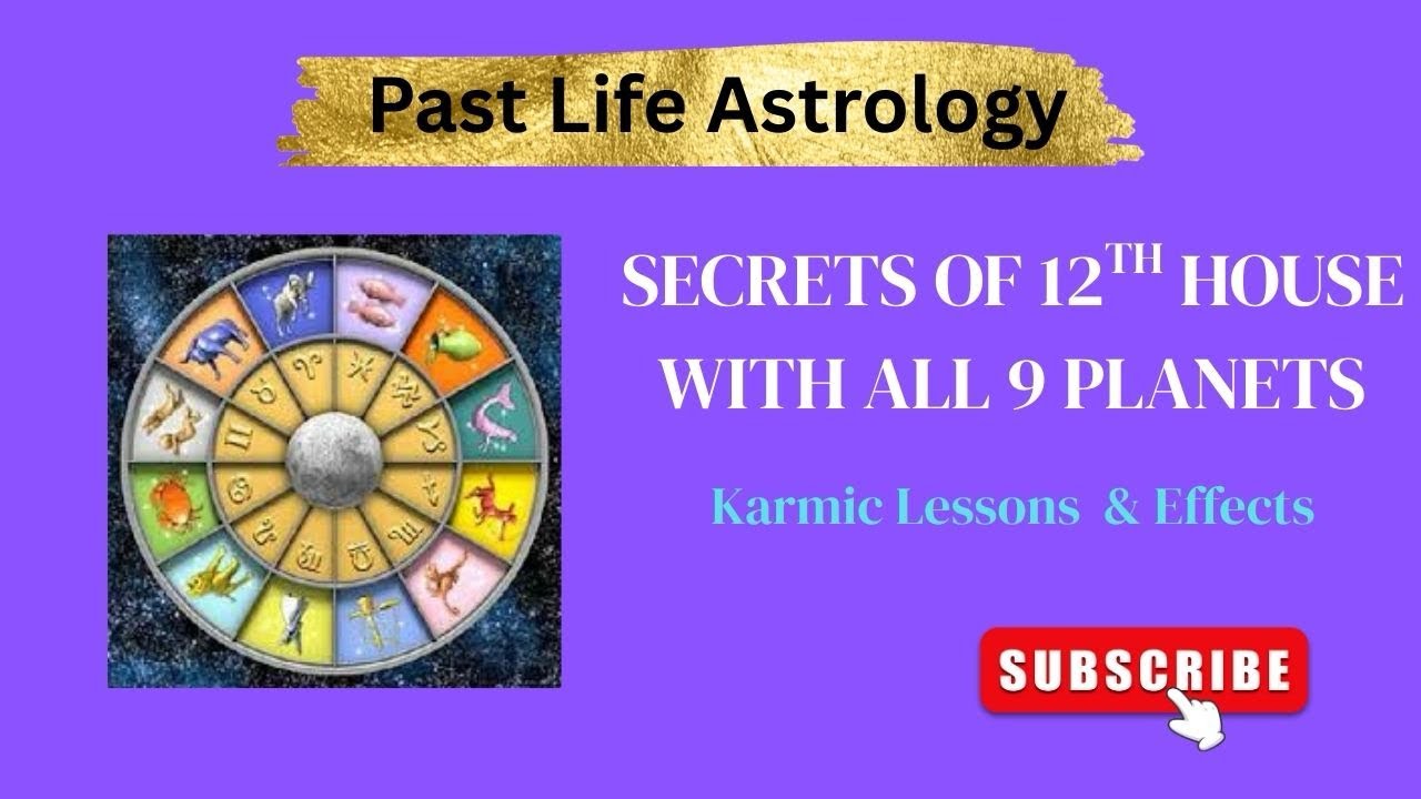 Secrets of 12th House With All 9 Planets In Vedic Astrology - YouTube