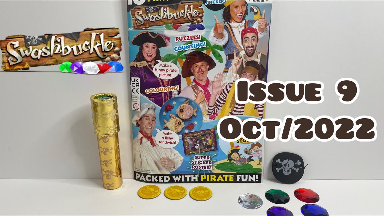 Swashbuckle magazine, issue 9, Oct/2022 with kaleidoscope playset 🔭 ...