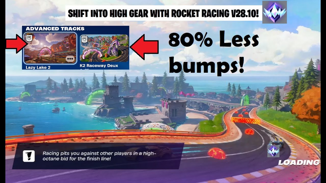 Rocket Racing Patch 28.10 - NEW MAPS LESS BUMPS! - YouTube