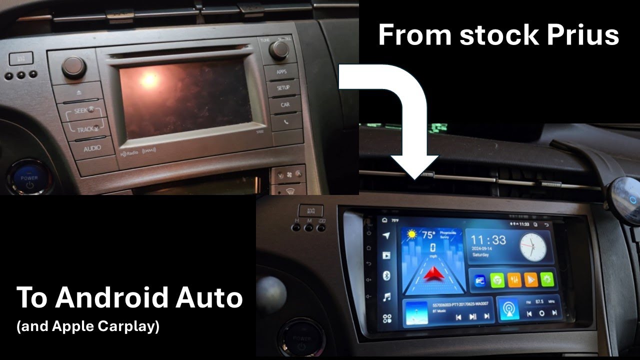 Installing Android Auto (and Apple Carplay) on a 2015 Toyota Prius ...