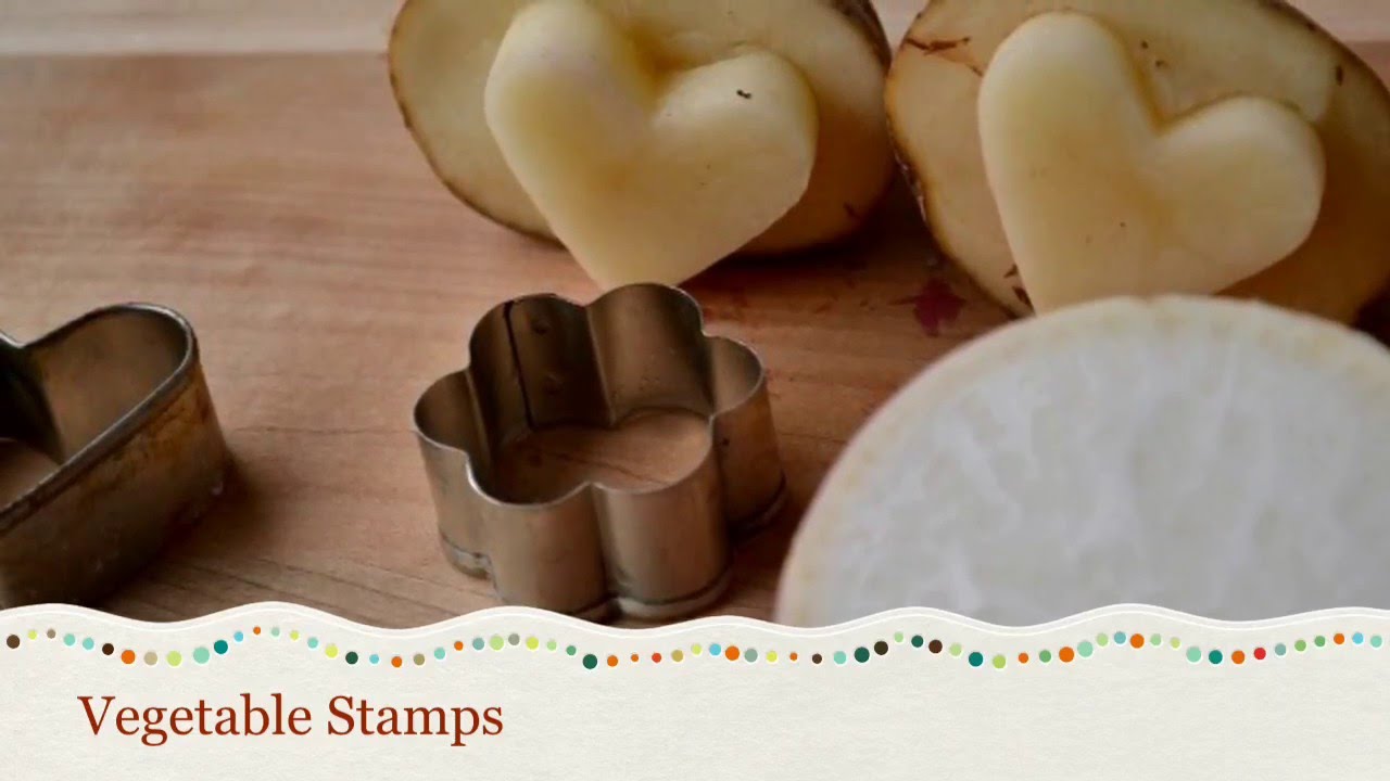 Vegetable Stamps - YouTube