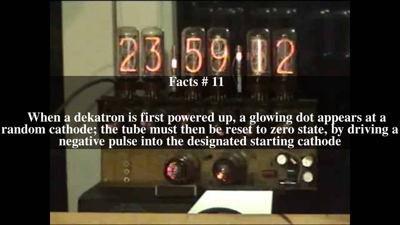 Dekatron Top # 19 Facts - YouTube