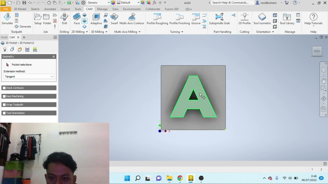 Tutorial Menggunakan Inventor Cam - YouTube