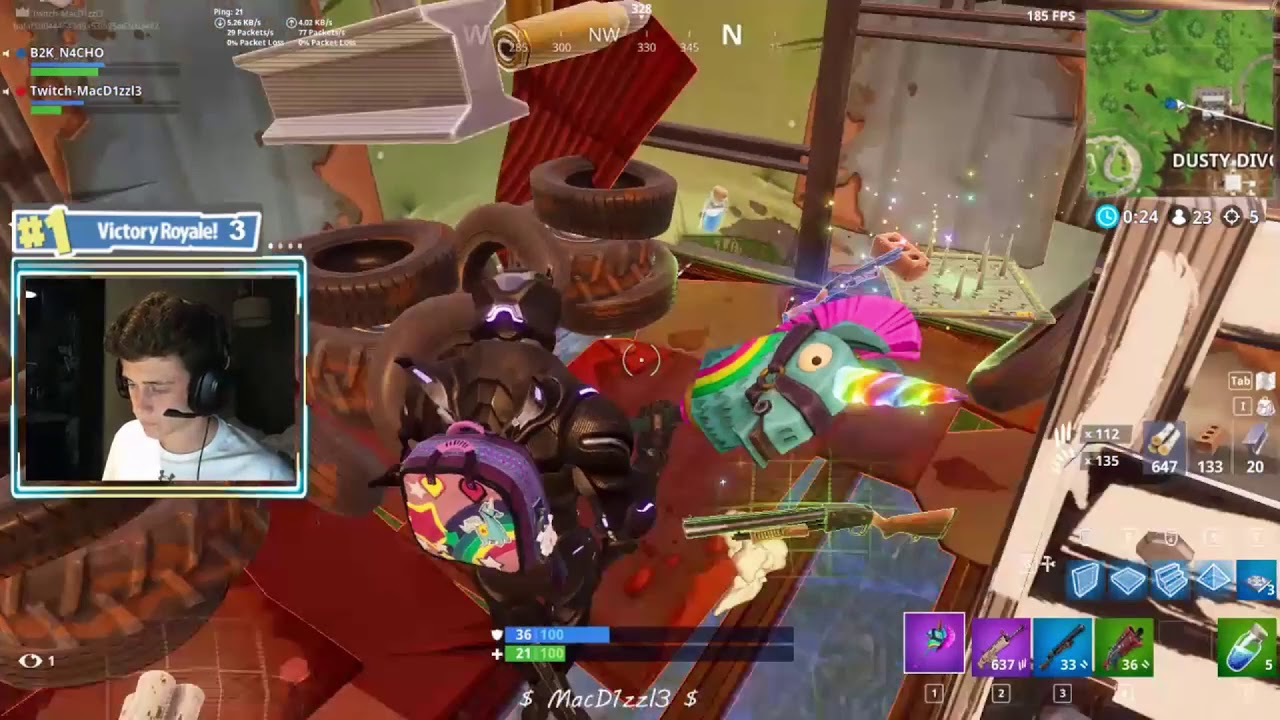 Fortnite Battle Royale - Duos with B2K_N4CHO - Insane clutch - YouTube