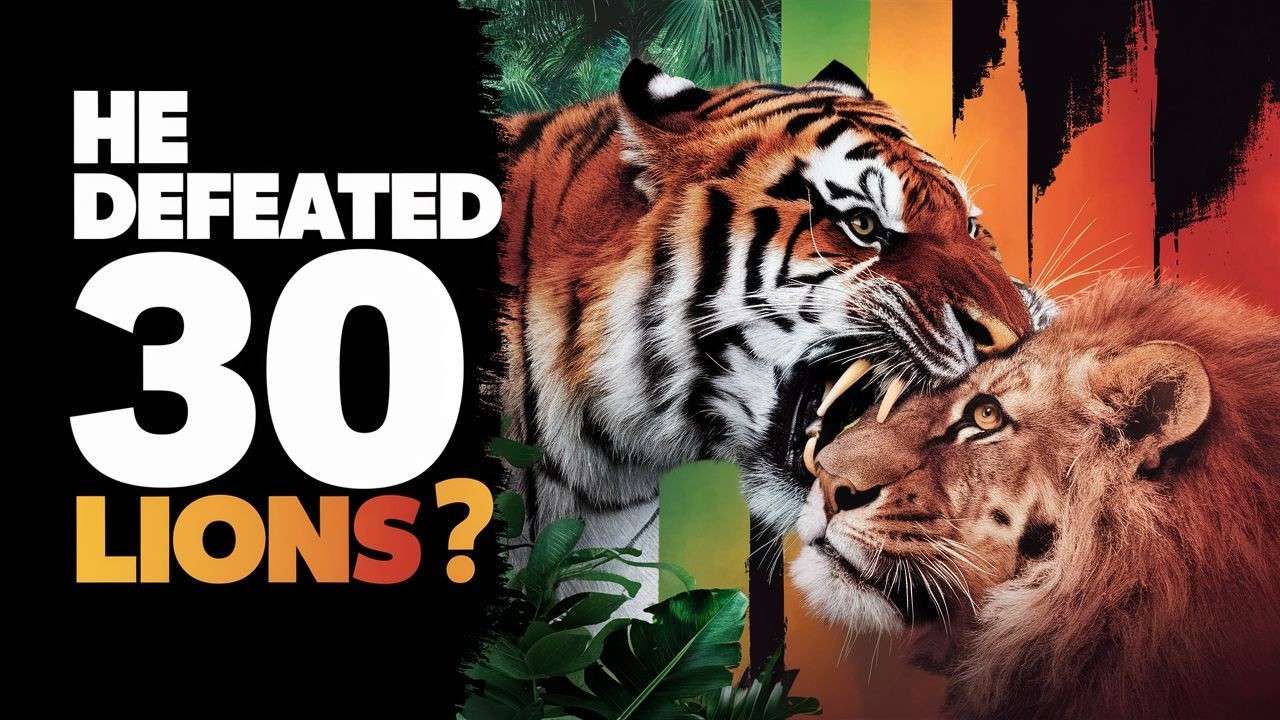🔴😱The TIGER that DEFEATED 30 LIONS! 🦁 The SHOCKING Truth About Gunga! 😱 ...