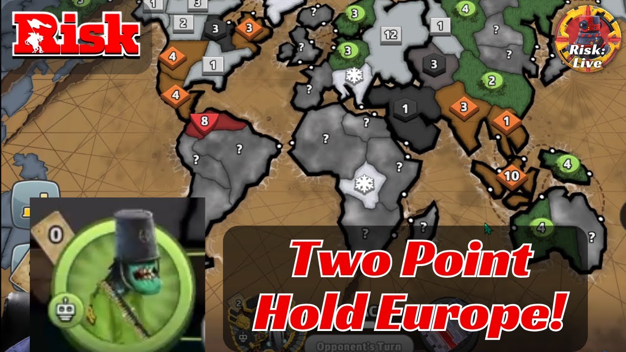 Two Point Hold Europe with Zombies! | Classic Map Zombies | Risk ...