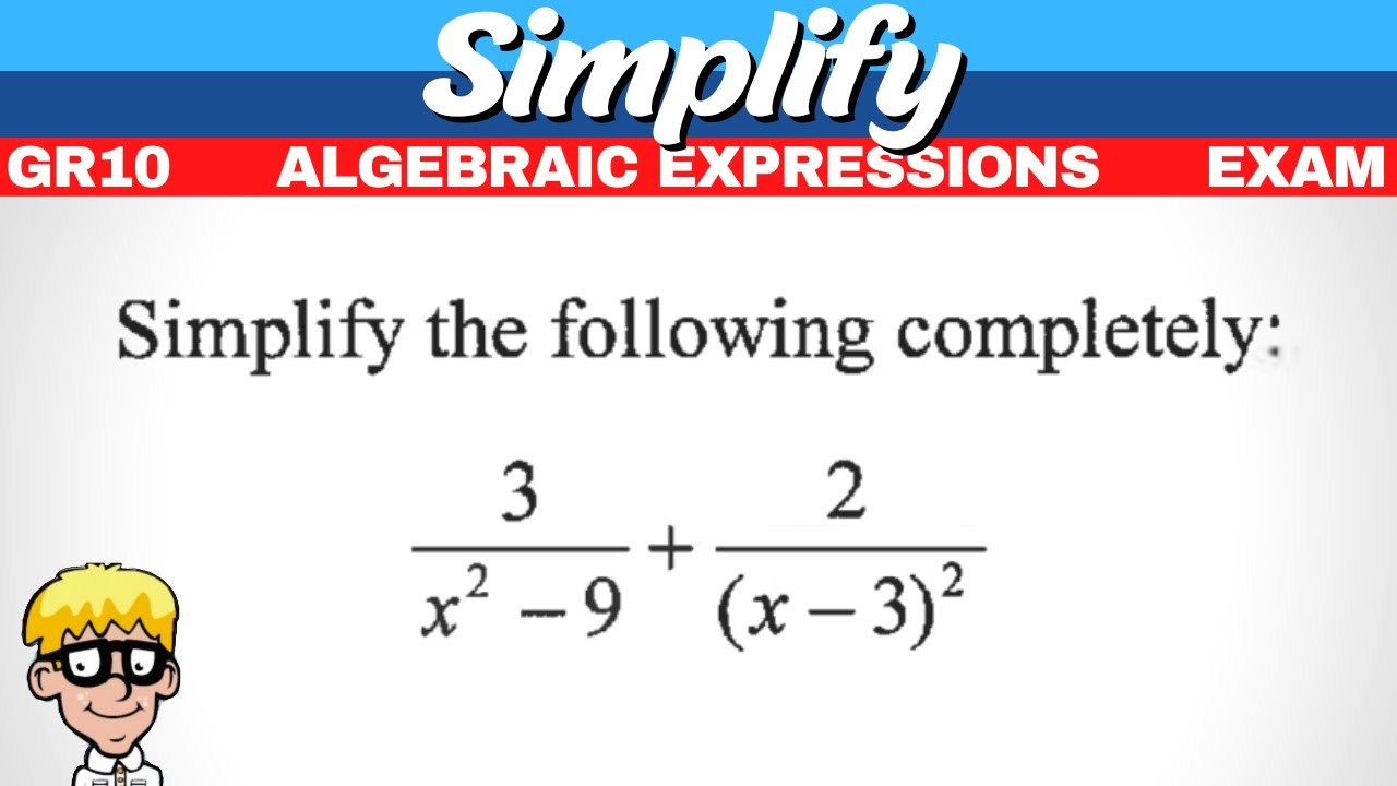 12c) Add subtract fractions grade 10 | Try - YouTube