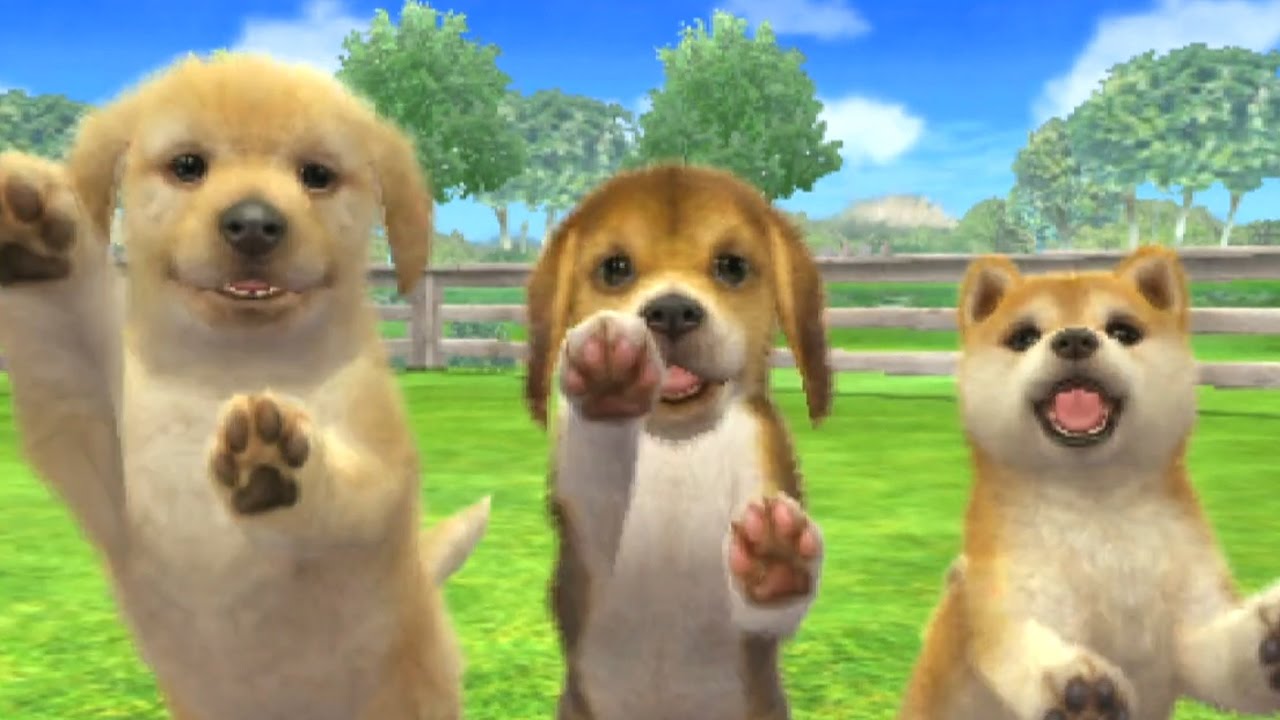 닌텐독스+캣츠】 1화 - 귀여운 강아지 키우기 힐링게임! (Nintendogs and Cats 3DS) - YouTube