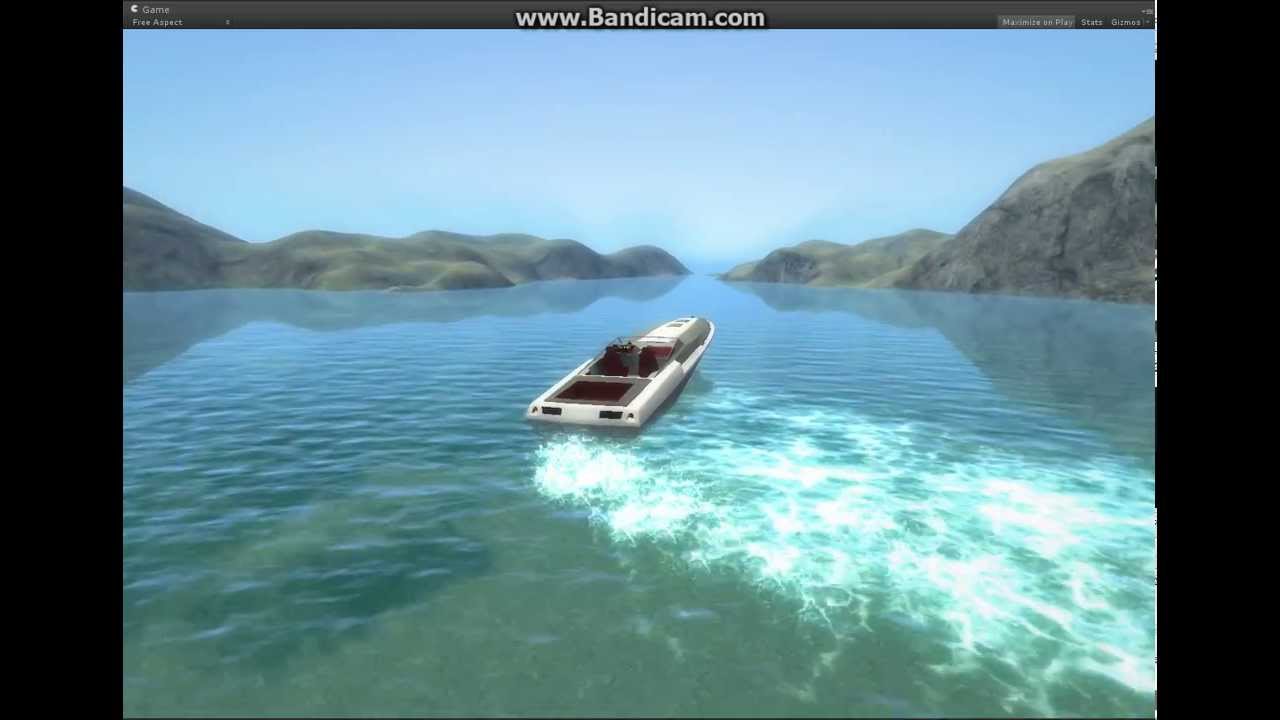 Unity 3d boat physics - YouTube