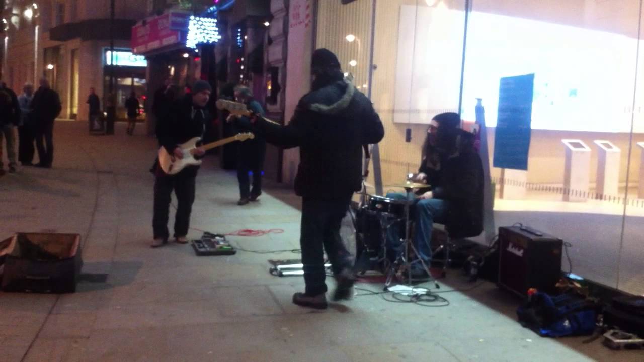 EPIC rock performance by a street band in London!!!!! - YouTube