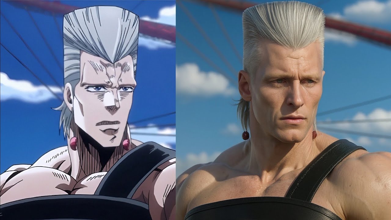 JoJo Part 3 Characters Brought to Life | Jotaro IRL 😱 - YouTube