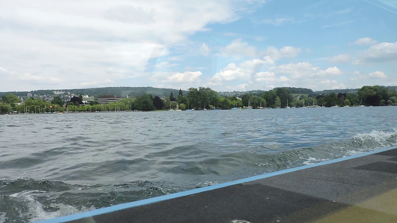 A trip through Limmat river by cruise, Zurich, Switzerland - YouTube