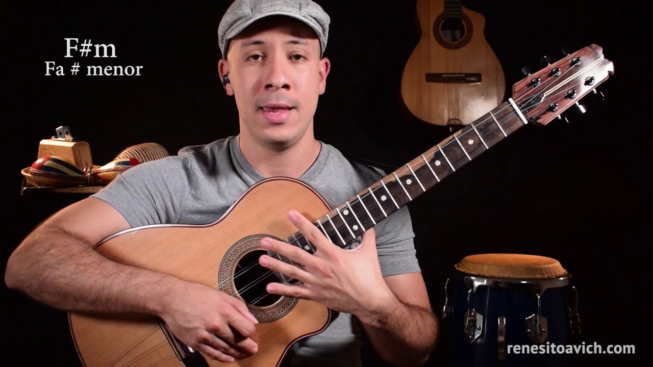 Afinando el Tres cubano/tuning Cuban Tres guitar by Renesito Avich ...