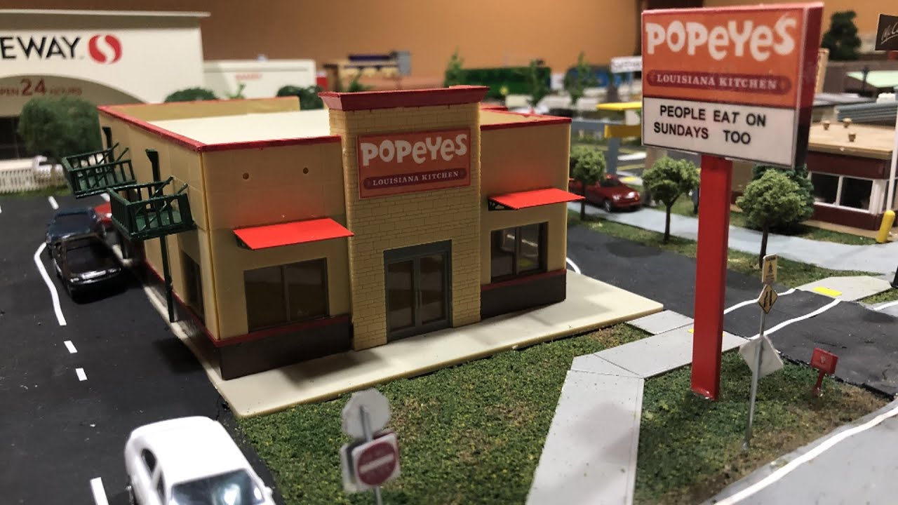 Modern Ho Scale Restaurant