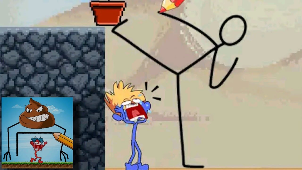 Stickman Draw: Troll Puzzle - All Levels Gameplay 1-30 Android,iOS ...