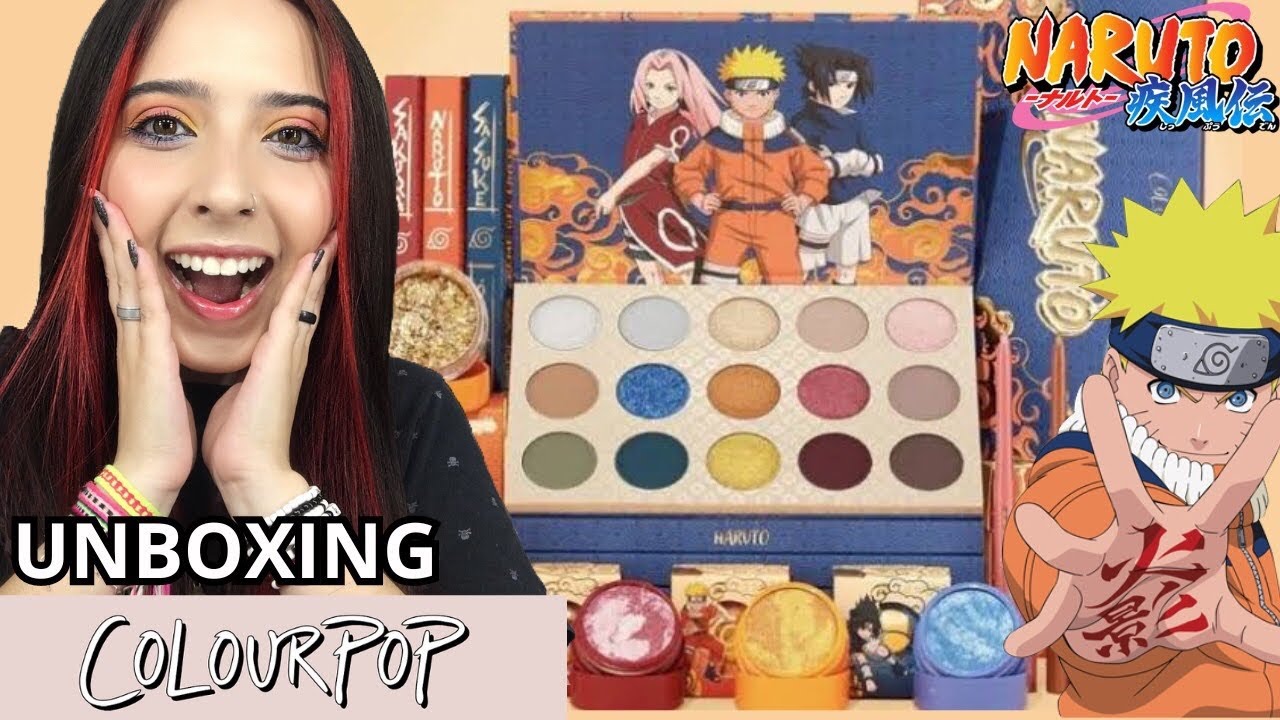 UNBOXING COLEÇÃO DO NARUTO COM A COLOURPOP!! TO SURTANDOOO - YouTube