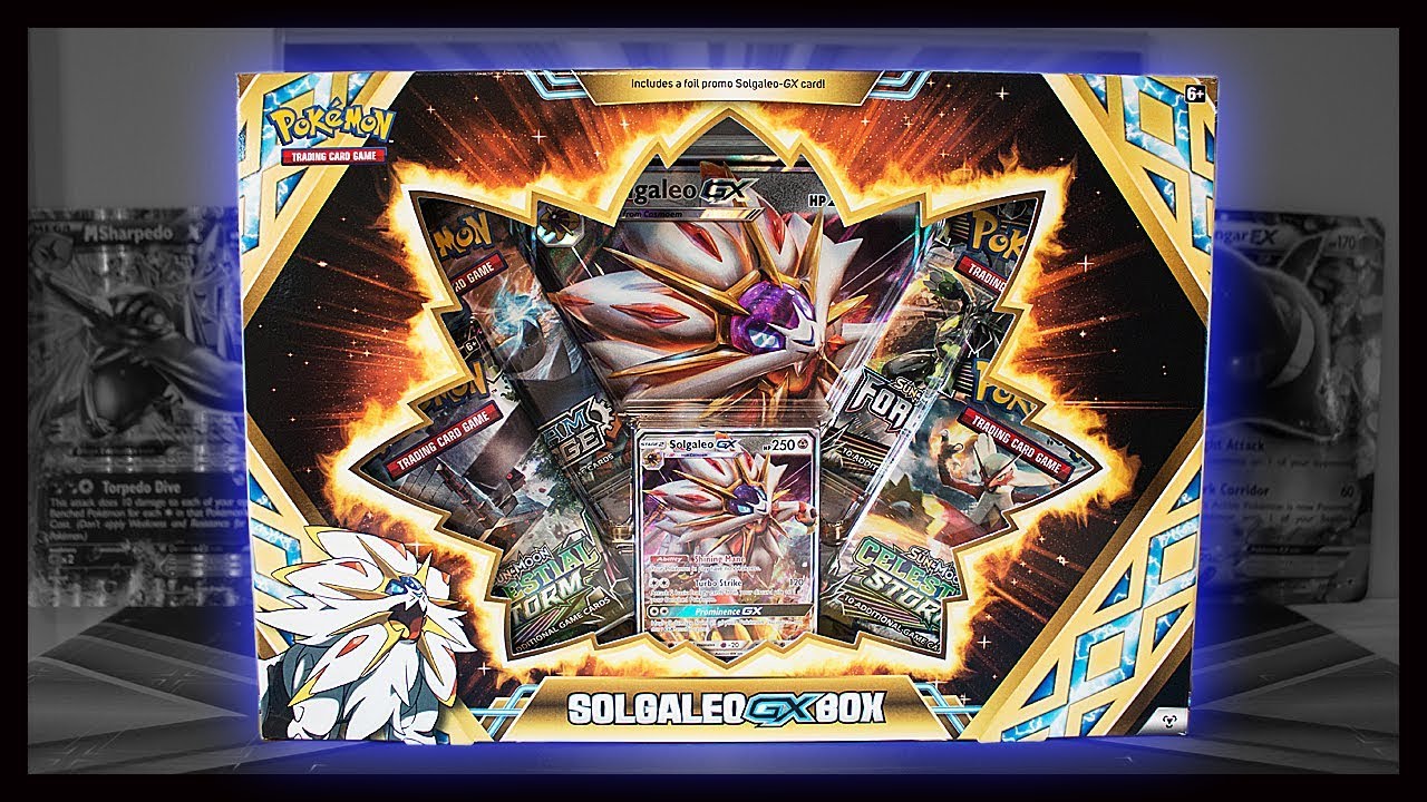 Solgaleo GX Box! Pokemon TCG - YouTube