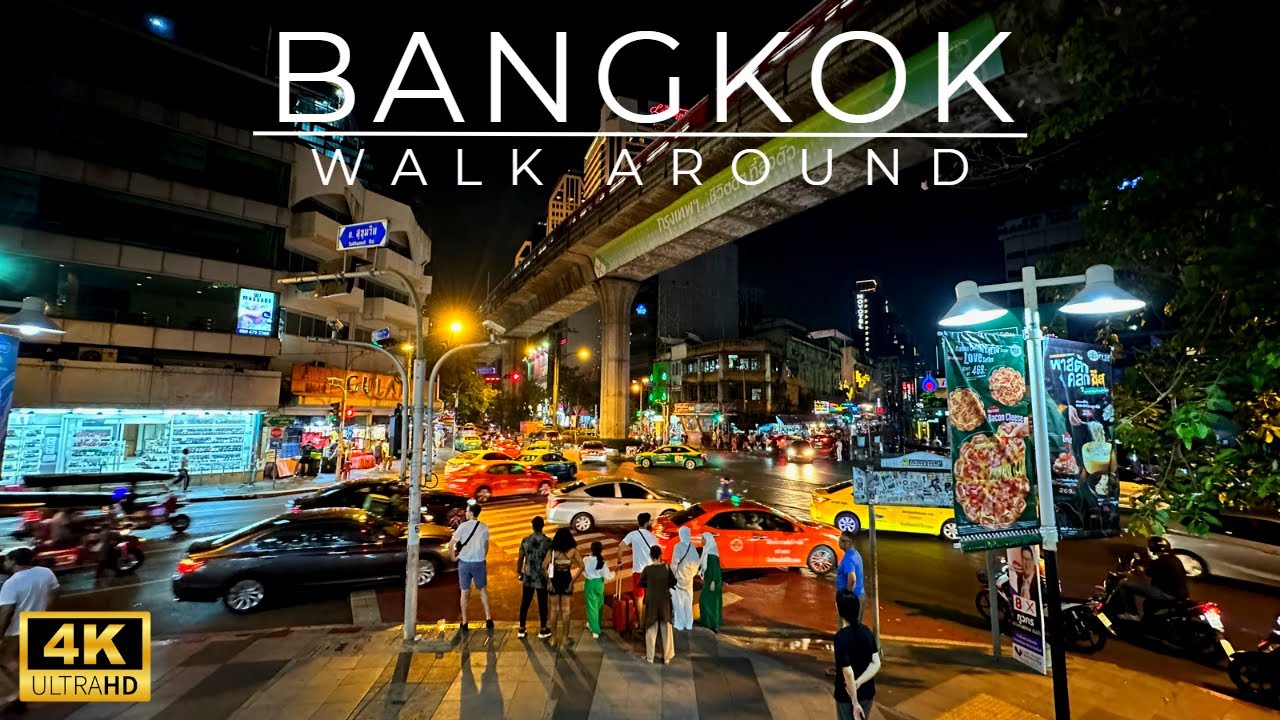 [4K🇹🇭] Walking Around The Bustling District of Bangkok Downtown - Nana ...