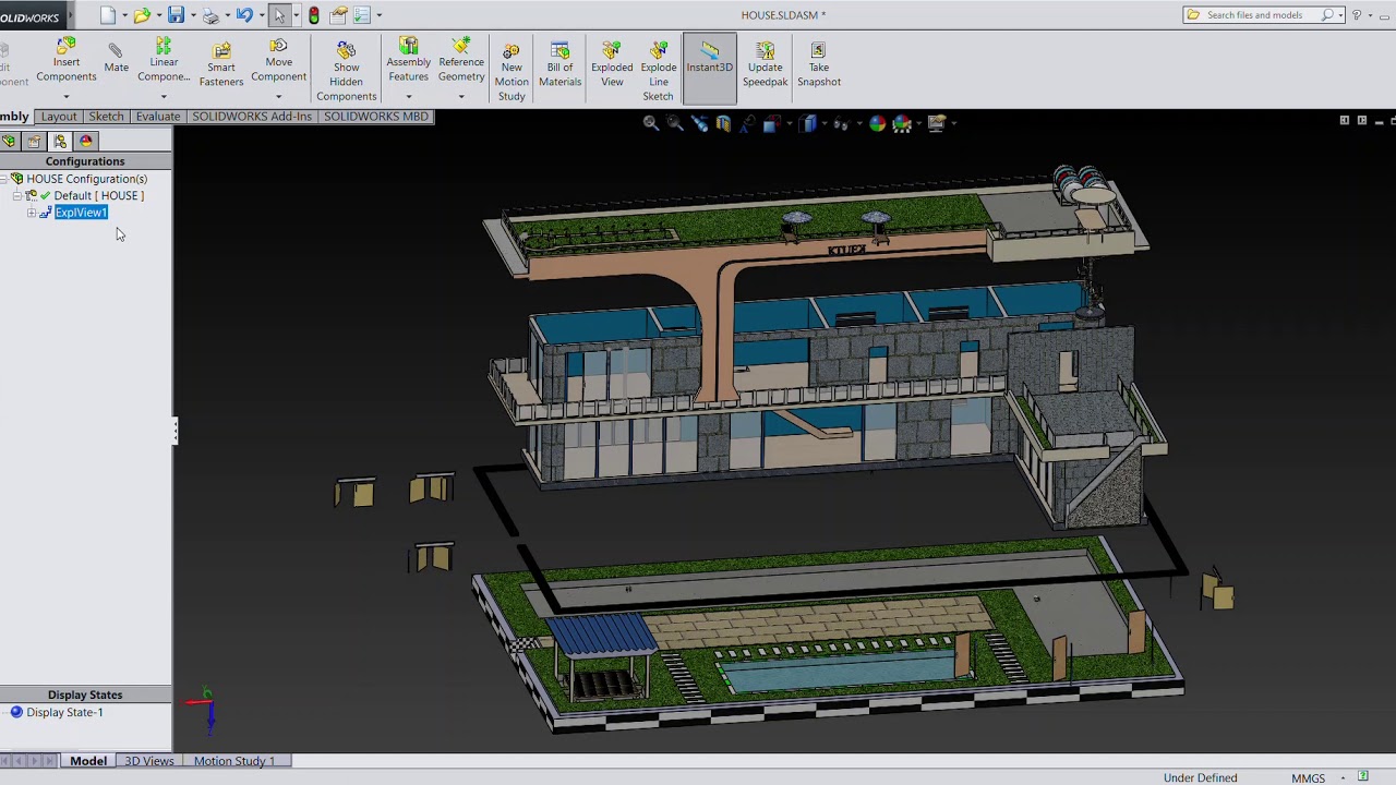 SOLIDWORKS HOUSE PART3 D(#Solidworks#housedesign) - YouTube