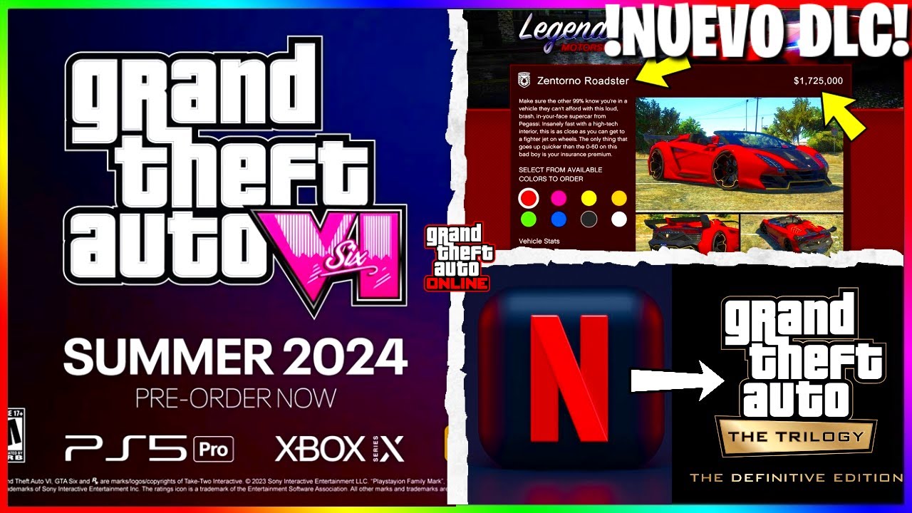 🔥!ESTA PASANDO!🔥TRAILER de GTA6 SE VIENE! ANUNCIO del NUEVO DLC! GTA ...