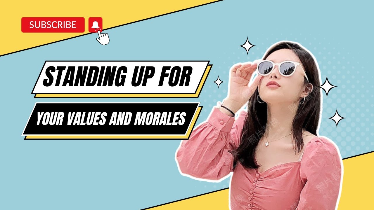 Standing up for Your Morals/Values - YouTube