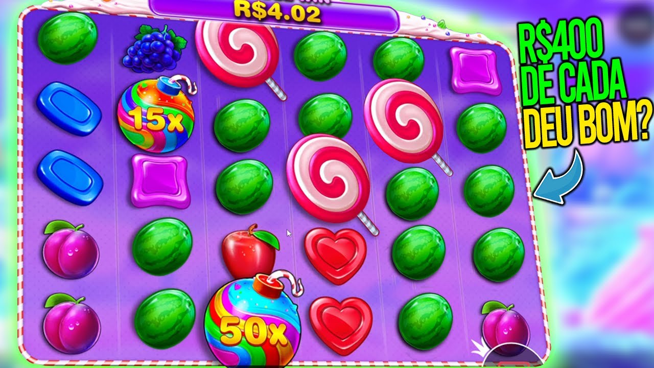 R$400 DE CADA NO *SWEET BONANZA* DEU BOM!!! - YouTube
