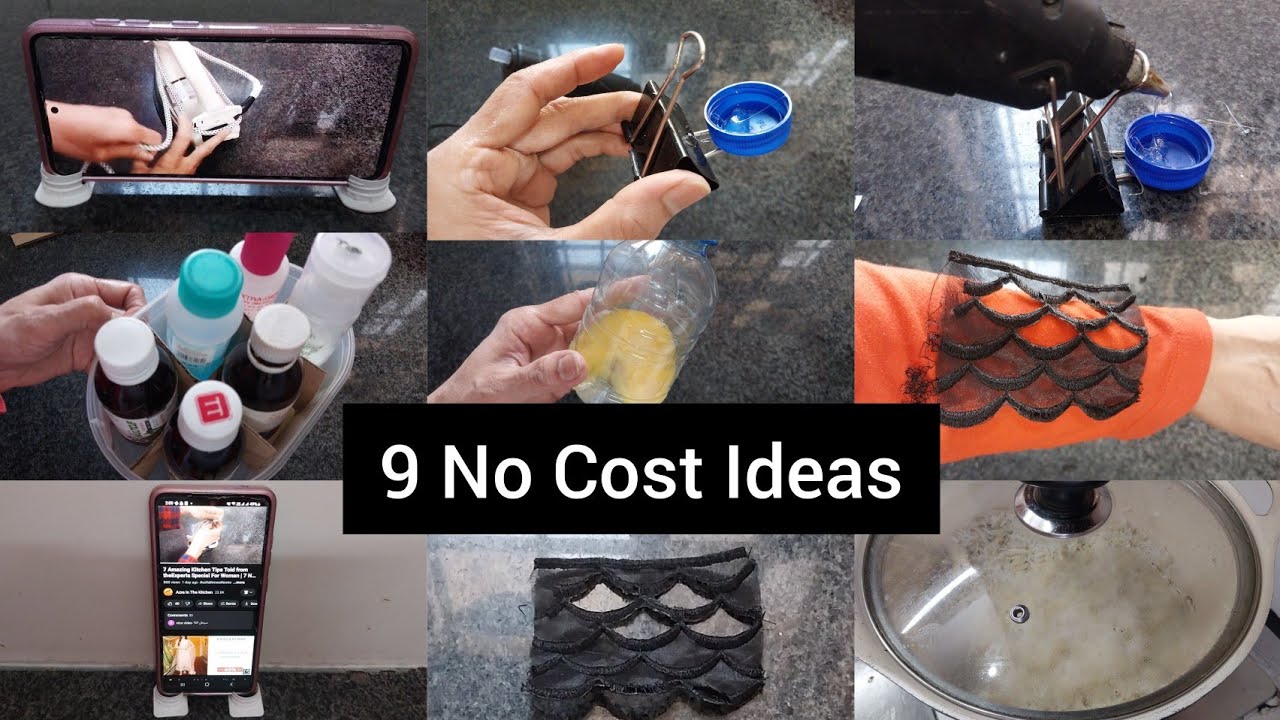 9 No Cost Home & kitchen Organization ideas Hacks | 9 Useful Home Hacks ...