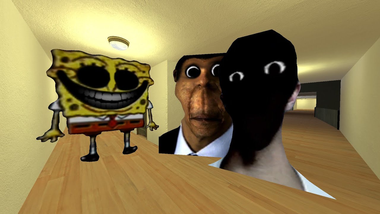 Obunga And Scary Spongebob And Alternate Nextbot gmod - YouTube