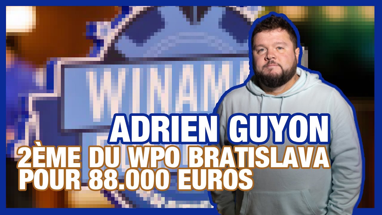 2ème du Winamax Poker Open Bratislava : Adrien Guyon nous raconte ! - YouTube