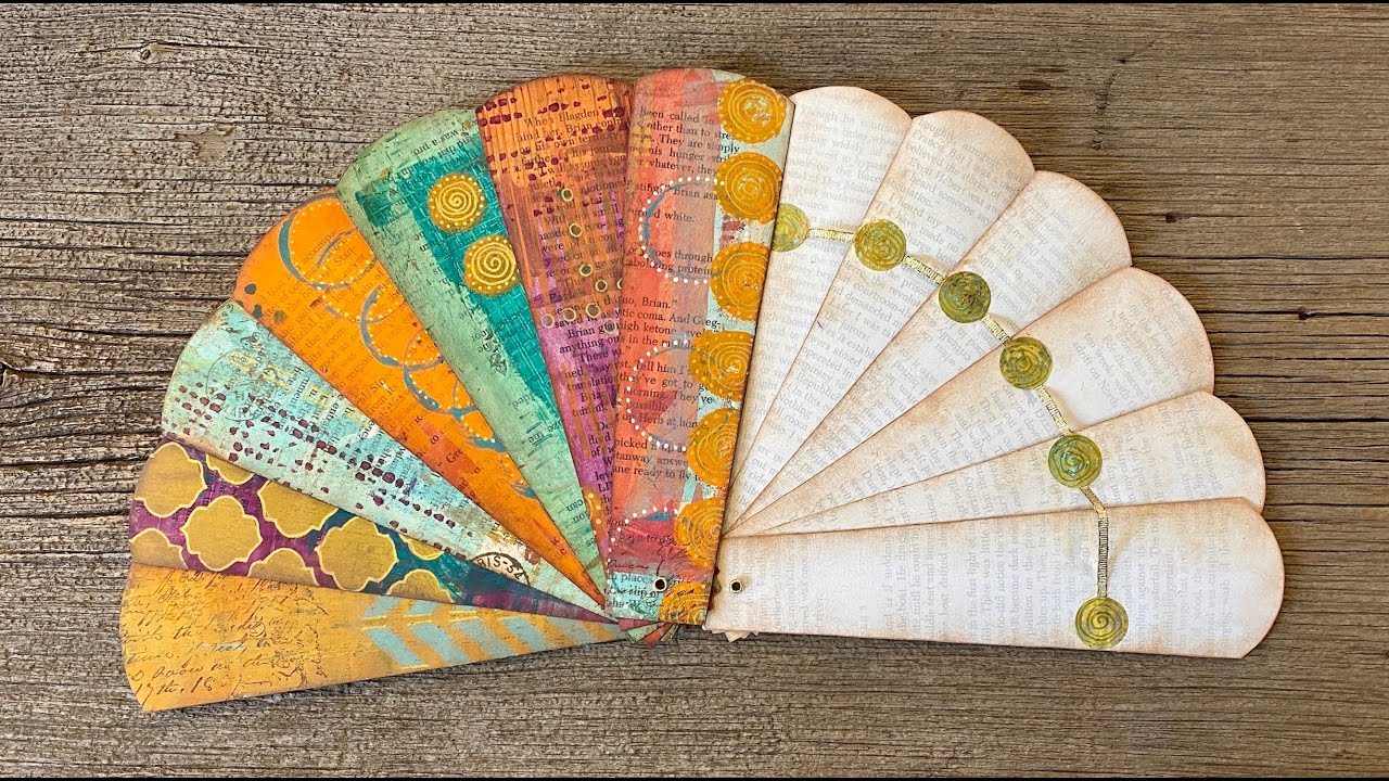 RECYCLED BOOK PAGE CHALLENGE PT 5: Make A Multi-Functional Journal Card ...