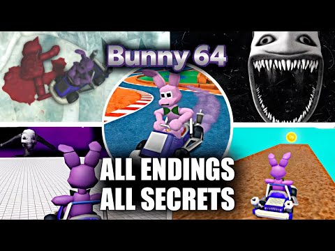 Bunny 64 - Kitty Kart 64 Inspired - All Endings & All Secrets (Roblox Showcase)