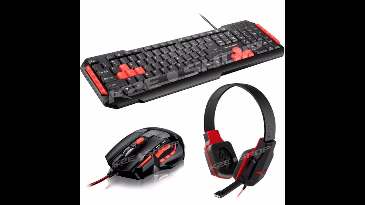 UNBOXING - KIT GAMER MULTILASER REVIEW EM 2 MINUTOS - YouTube