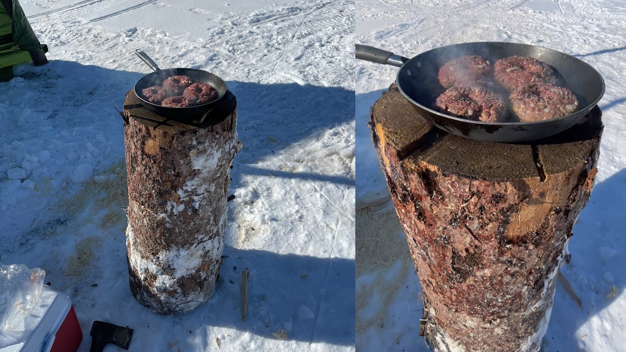 HOW TO MAKE A LOG COOKSTOVE - YouTube