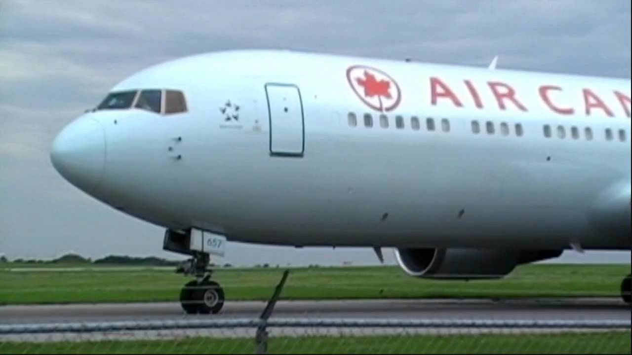Air Canada 767-300 UP CLOSE AND PERSONAL (HD) - YouTube