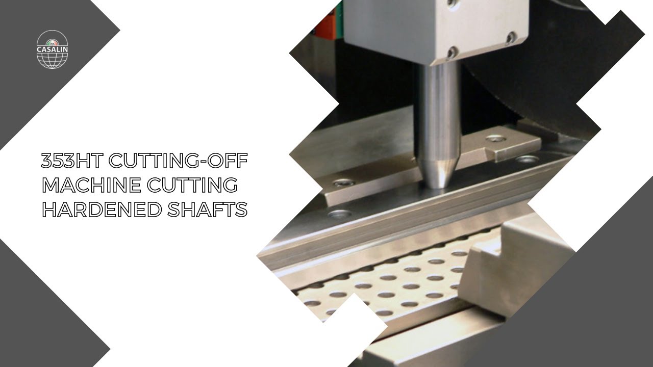 353HT CUTTING-OFF MACHINE CUTTING HARDENED SHAFTS - YouTube
