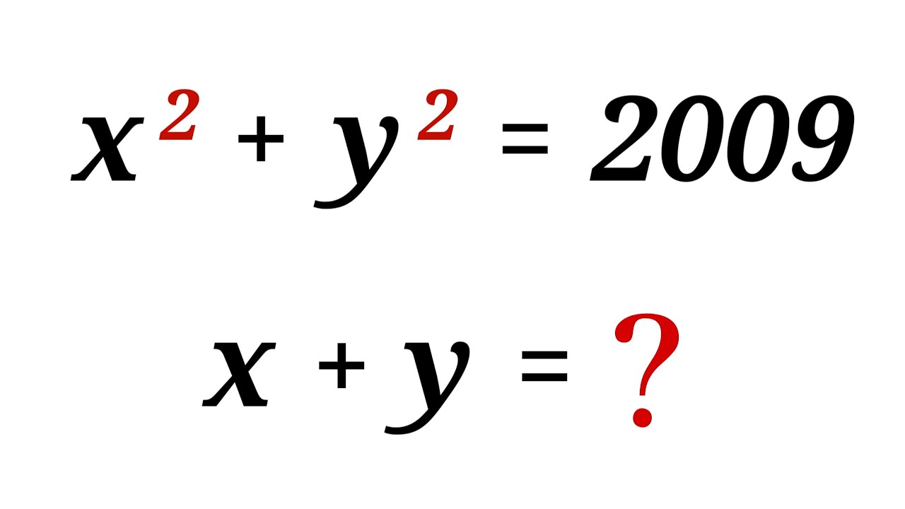 Nice Algebra Question | A Wonderful Equation | This is the best method ...