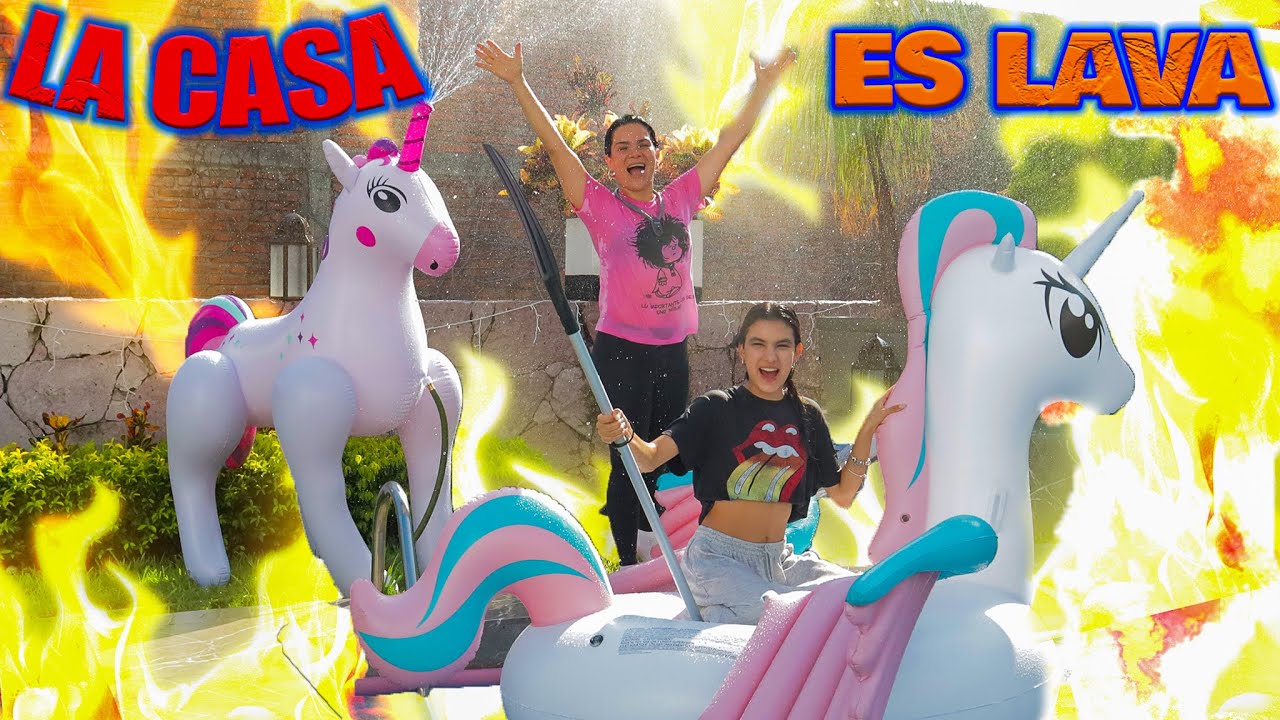 LA CASA ES LAVA Y LA ALBERCA TAMBIÉN 2023 | AnaNANA TOYS - YouTube