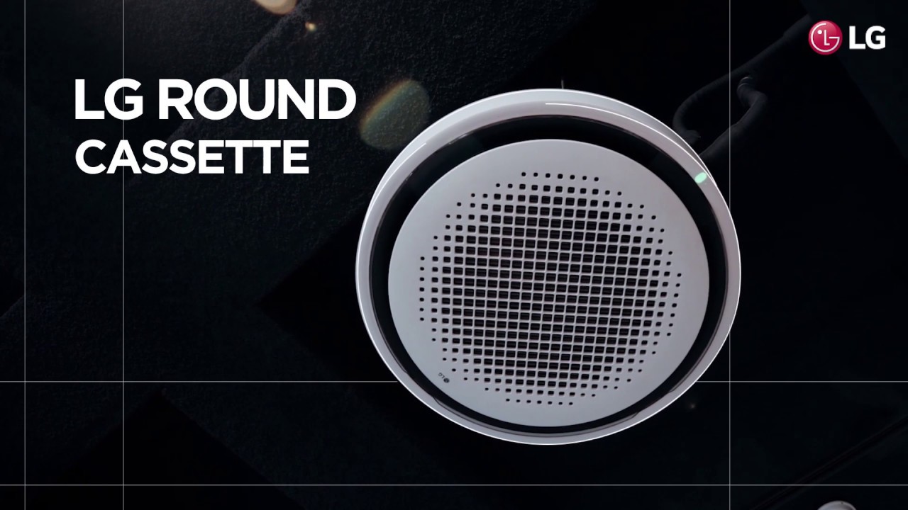 LG Round Cassette Air Solution is Stunning - YouTube