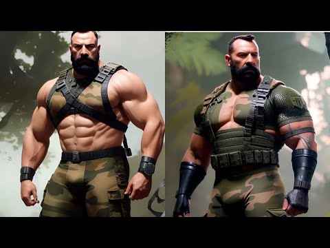 Ai muscle men Muscular warrior _ai men _ ai art - YouTube