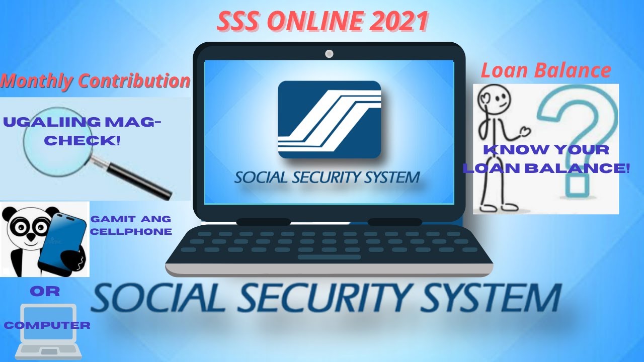 How to check SSS Monthly Contributions & Loan Payments Online - YouTube