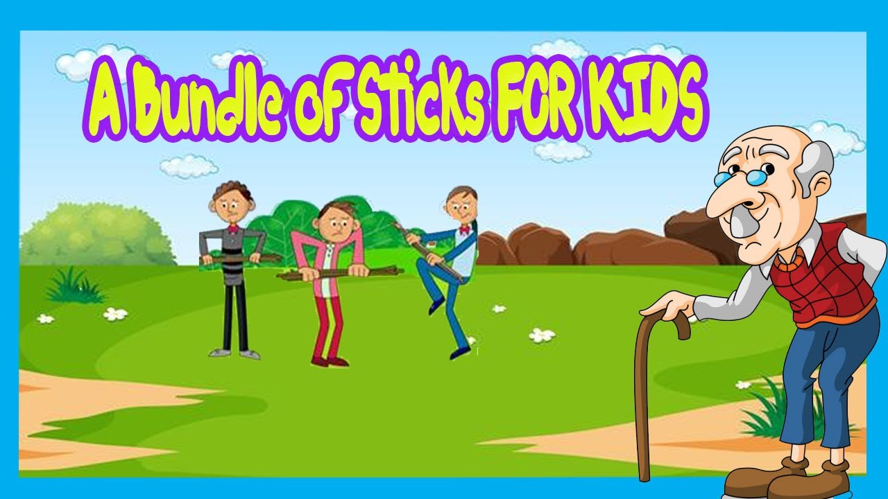 Short Story in English - A Bundle of Sticks | Moral Story for Children ...