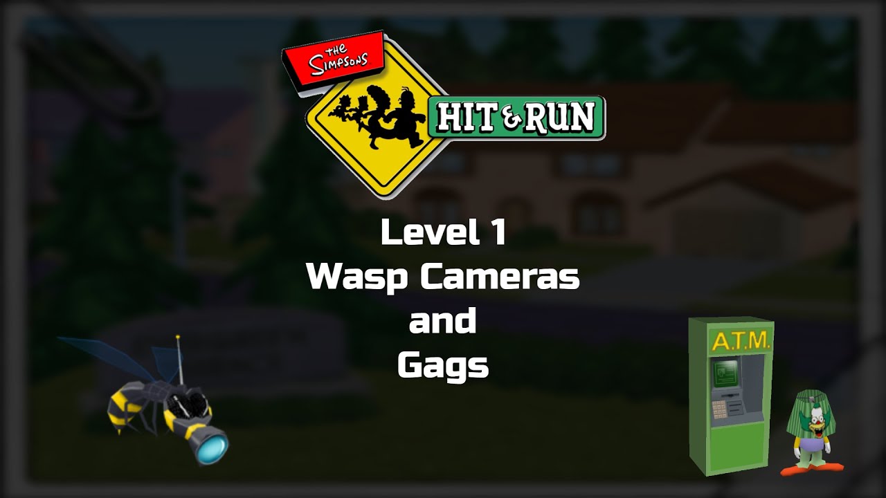The Simpsons: Hit & Run - Level 1 | Wasp Cameras and Gags - YouTube