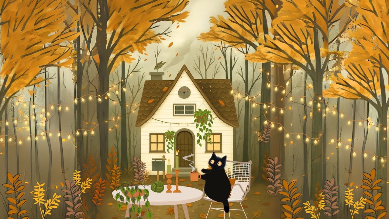 cozy fall lofi beats 🍁 study, relax & chill with autumn vibes ...