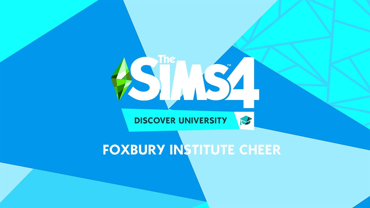 The Sims 4: Discover University - Foxbury Institute Cheer - YouTube