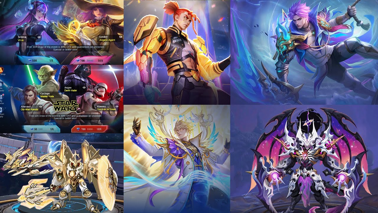 MLBB NEW SKIN & EVENT | STARWARS | NOLAN 11.11 SKIN || JOHNSON LEGEND SKIN | MOBILE LEGENDS NEW ...