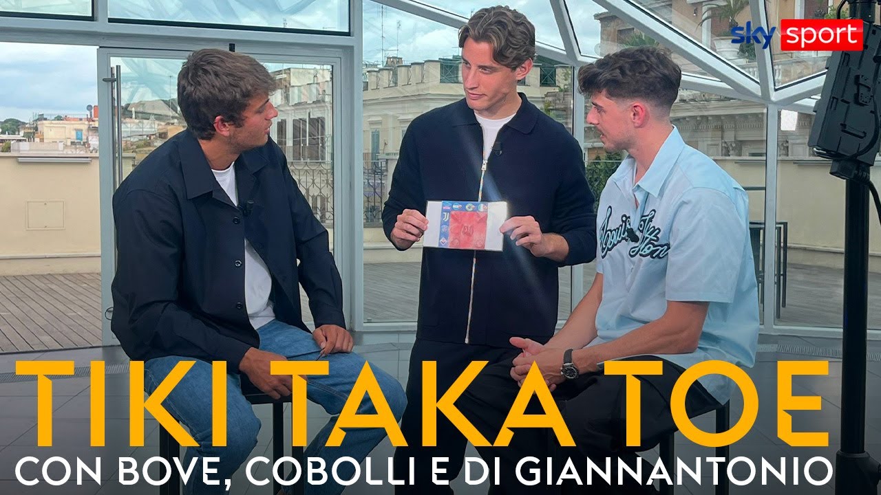 Tiki Taka Toe con Bove, Cobolli e Di Giannantonio - YouTube