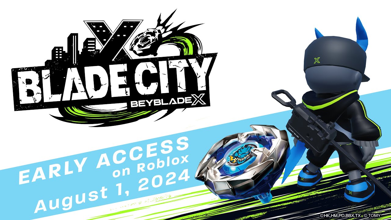 【BEYBLADE X】 "BLADE CITY –BEYBLADE X" on Roblox [Official Trailer ...
