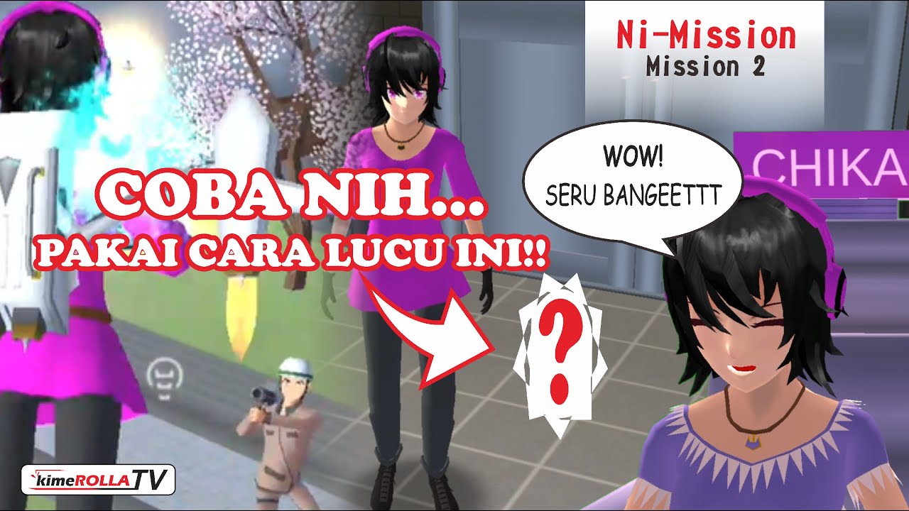 Ni-Mission: Kalahkan Mereka! +Cara Lucu (Sakura School Simulator ...