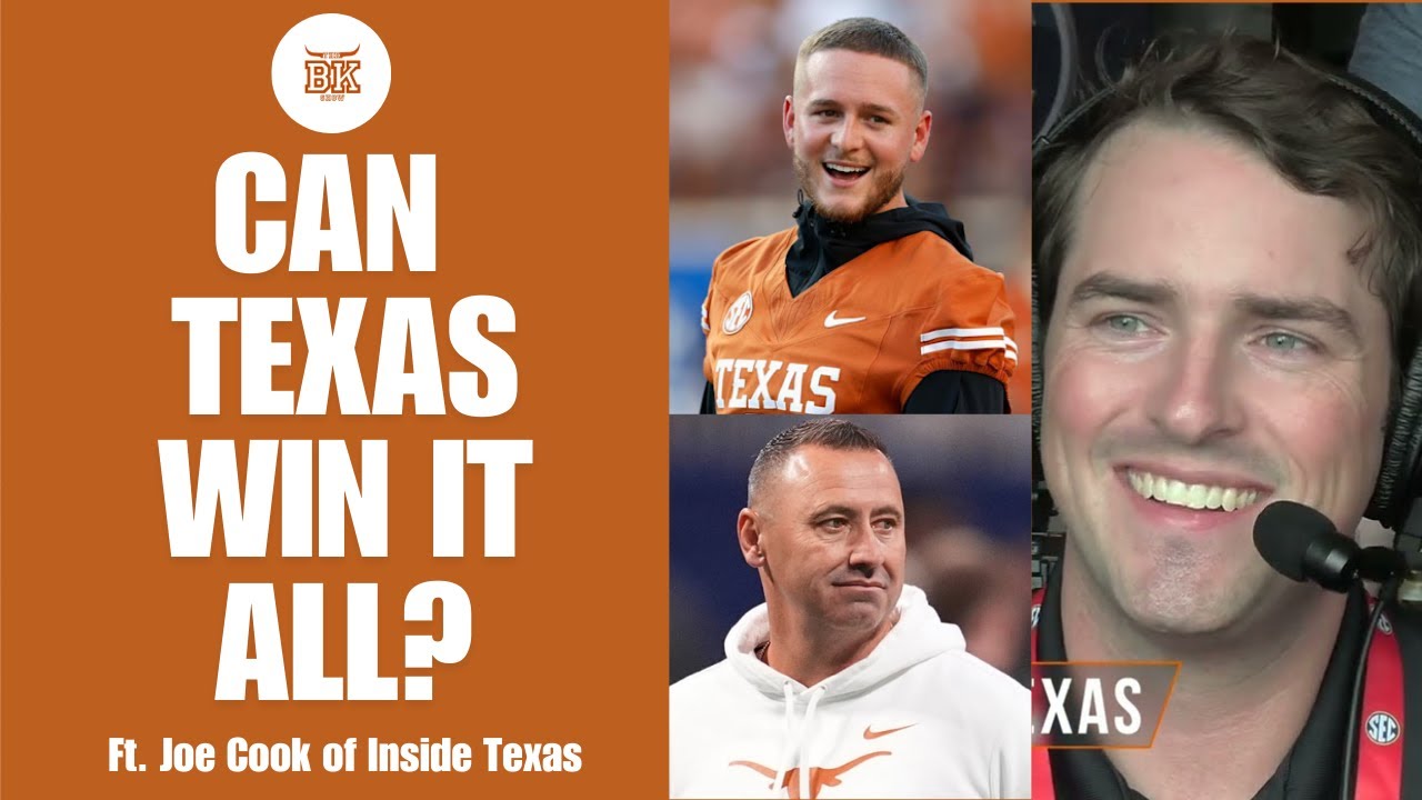 Inside Texas' Joe Cook BREAKS DOWN the Longhorns Path to a National ...