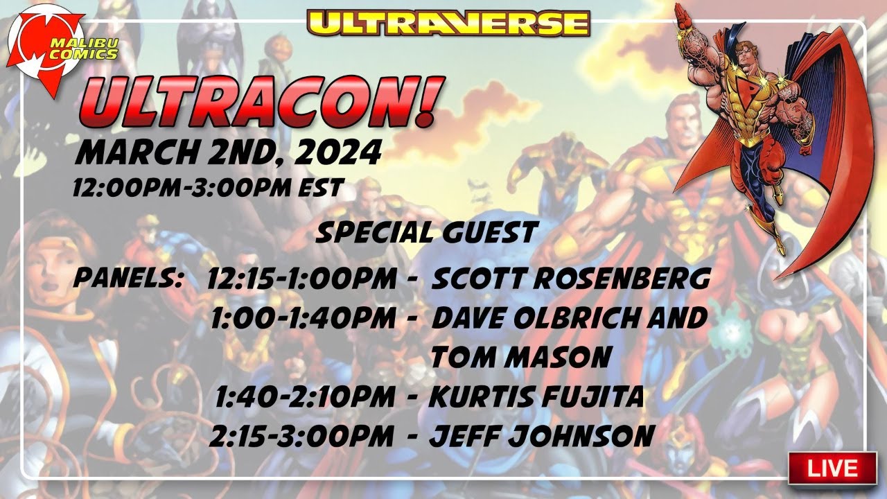 From the Pages of Malibu Comics Comes ULTRACON! A Virtual Convention ...